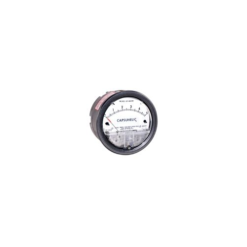 Capsuhelic Differential Pressure Gauge, 4" Dial, 0-60 Inches of Water ...