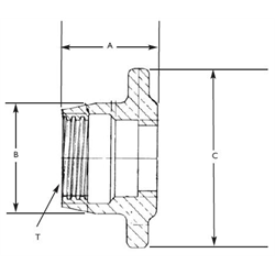 Nitrogen Hose Nut NI-150 Bronze - Ratermann Manufacturing Inc