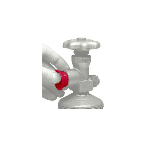 Red Female Plug - CGA 580 - Pack of 1000 - Ratermann Manufacturing Inc