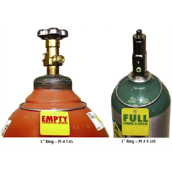 Pre-Printed FULL/EMPTY Ring/Tag - 5" Ring - Pack of 10 - Ratermann ...